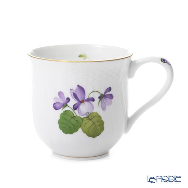 ハプスブルグ家の皇妃エリザベートが愛したすみれの花をモチーフにしたマグカップ。 ヘレンド Herend ハンガリー マグカップ