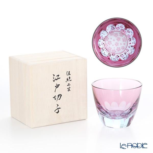 お酒を入れると桜が舞う、まるで“万華鏡”のような魔法のグラス。  グラス・ラボ GLASS-LAB グラス・ラボ -江東ブランド認定- 日本酒グラス・焼酎グラス