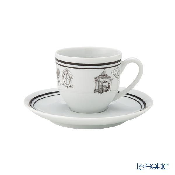 まるでパリのカフェにいるような、ゆったりとした時間をお届けする「Paris × Paris」シリーズ。 ワオ・ラ・ターブル Waww la table フランス カップ＆ソーサー