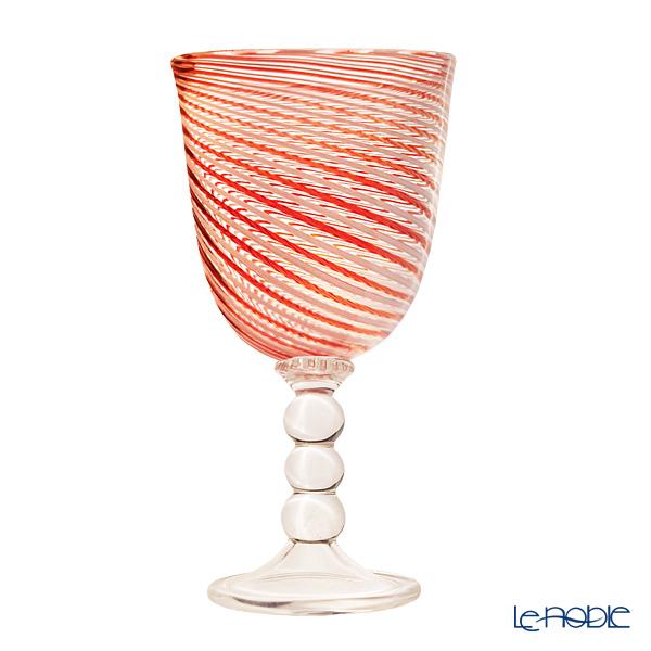 繊細で遊び心のあるレッドのラインが、見る人すべてを惹きつける魅力を放つグラスコレクションです ワオ・ラ・ターブル Waww la table フランス 赤白兼用ワイングラス
