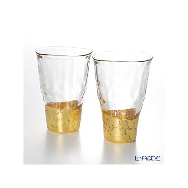 金箔が割れた文様が光を落とし、優雅なひとときを与えてくれます♪ ハクイチ HAKUICHI 箔一 タンブラー・ビールグラス・ハイボールグラス