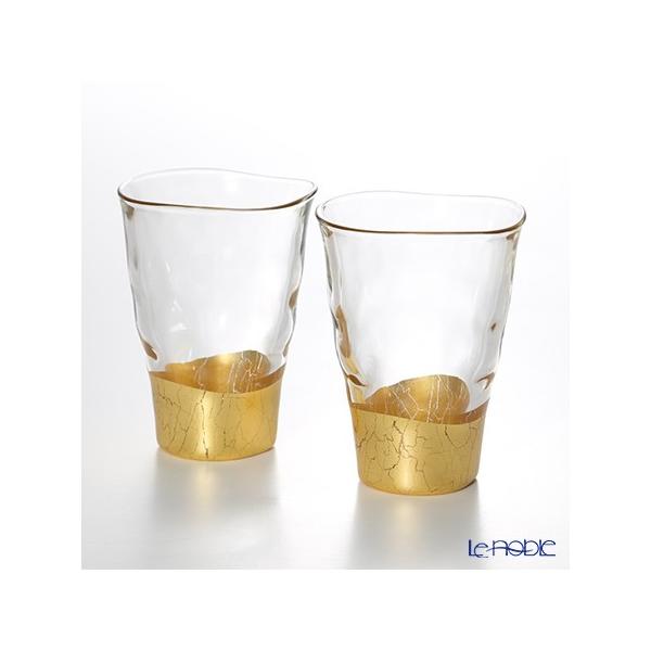 金箔が割れた文様が光を落とし、優雅なひとときを与えてくれます♪ ハクイチ HAKUICHI 箔一 タンブラー・ビールグラス・ハイボールグラス