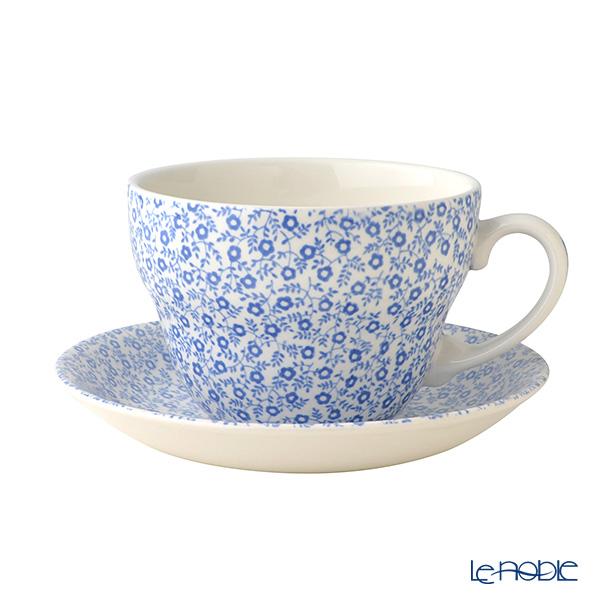 ペールブルーの小花模様はとっても爽やかで清楚な雰囲気です。 バーレイ Burleigh イギリス カップ＆ソーサー