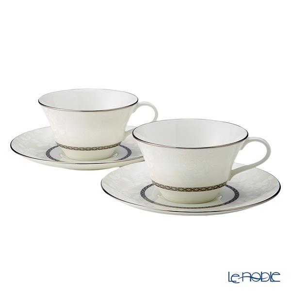 【AM10時までのご注文で当日出荷可】白を基調とした落ち着いた華やかさで、上質な大人のテーブルコーディネートにぜひ。 ナルミ NARUMI 鳴海製陶 カップ＆ソーサー