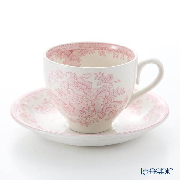 【AM10時までのご注文で当日出荷可】ホワイトに淡いピンクの優しい雰囲気は、あなたのティータイムをより優雅な時間に変えてくれることでしょう。 バーレイ Burleigh イギリス カップ＆ソーサー