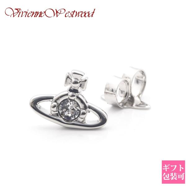 商品名：ヴィヴィアンウエストウッド Vivienne Westwood ピアス シングル ナノ オーブ NANO SOLITAIRE SINGLE STUD シルバー / クリア 62010086 02P116商品サイズ(約)：縦0.8cm...