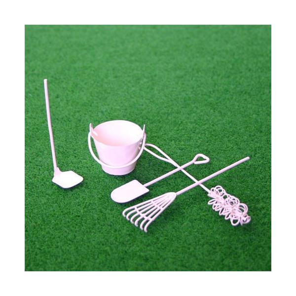 リトルガーデン　ガーデンツールセット　LG-013【ガーデニング】【オーナメント】【ミニチュア】【ジオラマ】まるで妖精たちの遊び場のようなジオラマガーデン