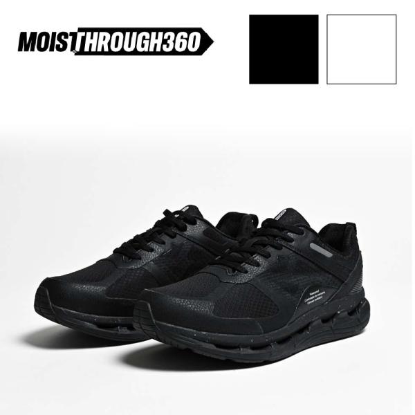 ( VENTIRIS ( ヴェンティリス ) スニーカー )シリーズの原点であり、MOISTHROUGH360 を象徴するファーストモデル。コンセプトの【INEVITABILITY＝DESIGN】（必然性＝デザイン）を表現した始まりのシュー...