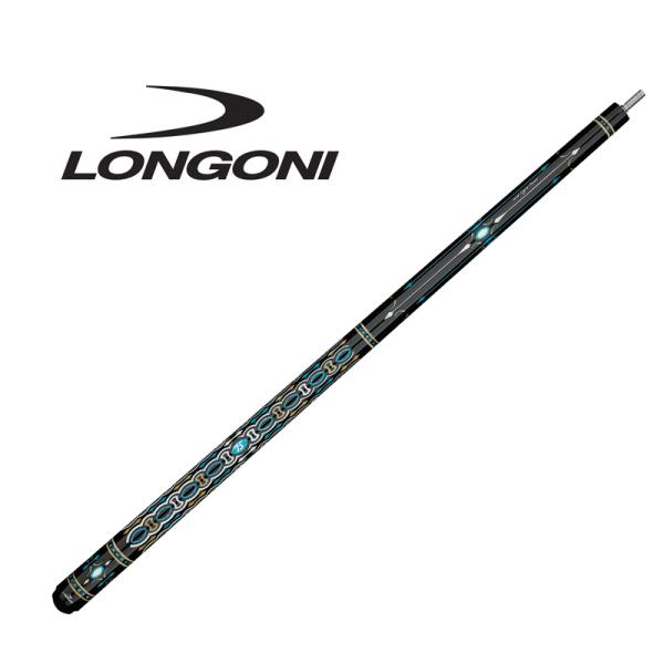 シャフト LunaNeraシャフト 1本ジョイント VP2リングカラー ブラックバットキャップ ブラックリング ブラック/ターコイズ/ゴールドバット構造 ソリッドコア、内部ウラルブラックホーンビーンの2重構造フォアアーム ターコイズ/ホワイ...