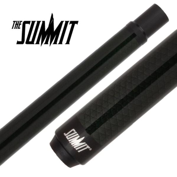 タップ 12.4mm　Summitレイヤード　タップ先角 12mm　ホワイトシャフト 29インチ　ショートプロテーパーカーボンファイバーSummitロゴ入りジョイントピン ユニロックリングカラー ブラックフォアアーム グリーンスネークカーボ...