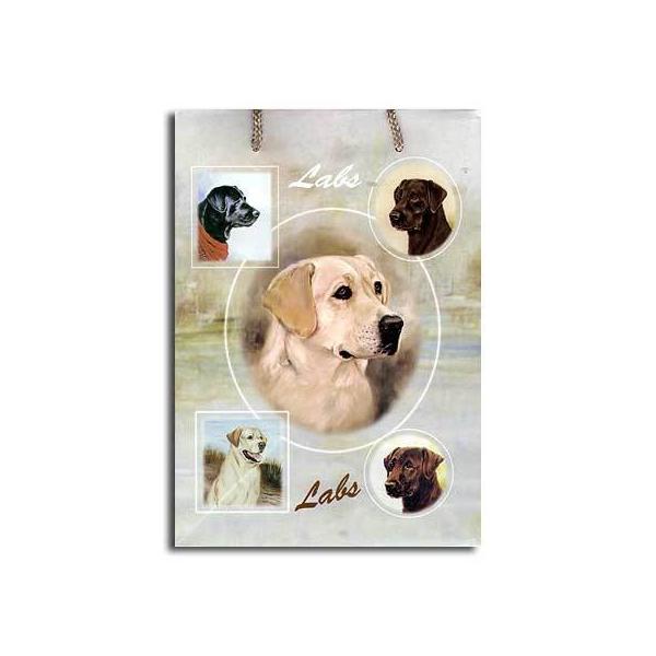 ギフトバッグ　大犬種も豊富なギフトバッグです。紙質もしっかりしているので、贈り物などを入れると嬉しさ倍増♪喜ばれること請合いです！大事な方へのプレゼントにお使い下さい☆もちろんグッズマニアのコレクション・アイテムとしてもお奨めです。■サイズ...