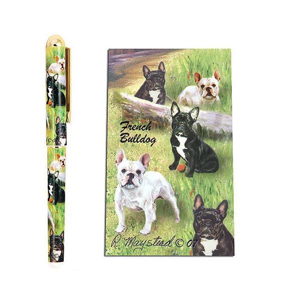 犬種多数　インクペン書き味も滑らかでとても書きやすいです。ボールペンよりもスムースな流れるような書き味ですマニアのコレクションアイテムとしてだけでなく、学生さんにもお奨め。勉強もはかどるヨン♪世界的に有名な動物画家ルス・メイステッドさんのデ...