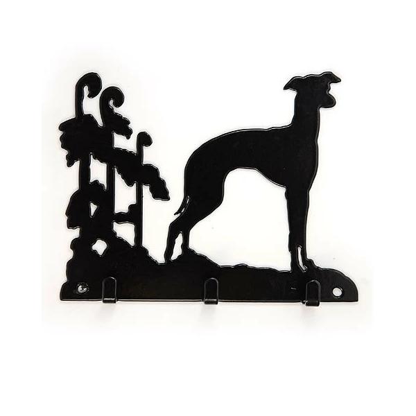 イギリスのスチール 製リードフック。シンプルなデザインなので、どんなインテリアにもマッチします。玄関はもちろん、キッチンでも活躍してくれるでしょう。取り付けは画鋲でOKです。サイズ：W20 × H15cm素材：スチール製