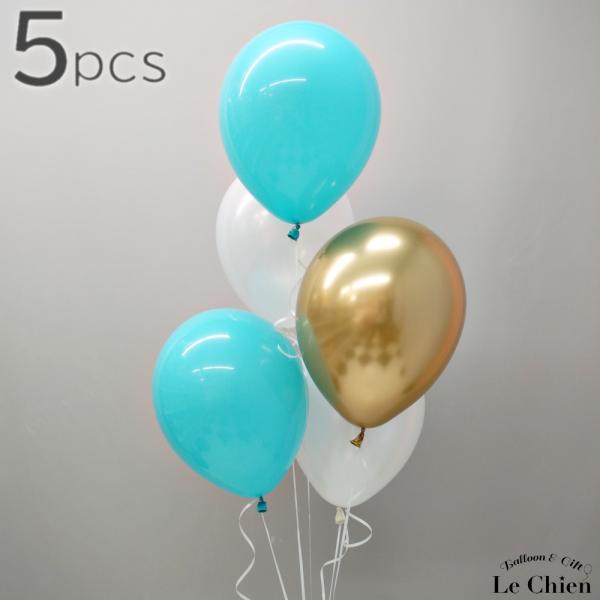 くすみカラーゴム風船５枚セットティファニーカラーが可愛い色のバルーン。今までありそうでなかった待望の人気カラーで、パーティーのデコレーションをよりお洒落に飾ろう！くすみカラーゴム風船５枚セットブランド  Kalisan/ベルバル内容  ゴム...