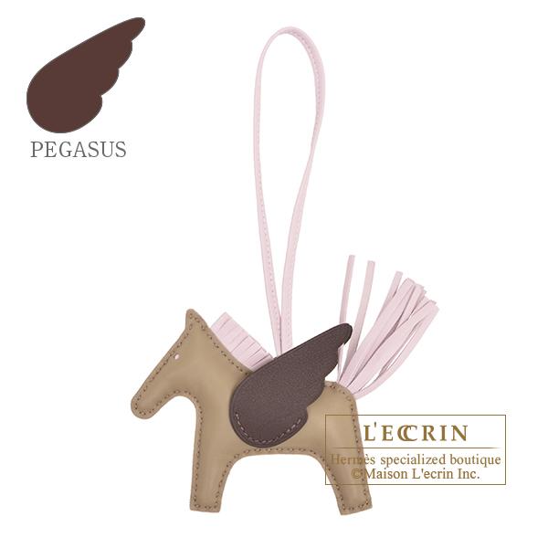 HERMES エルメス ロデオチャームペガサスPM ベージュマルファ HERMES エルメス ロデオチャームペガサスPM ベージュマルファ