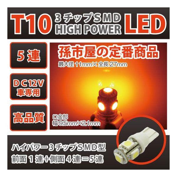 ・合計：5連・前面：ハイパワーSMD型LED 1連・側面：ハイパワーSMD型LED 4連