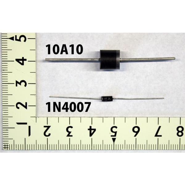 汎用整流用ダイオード 逆流防止ダイオード 1N4007 1A 1000V 1kV :1N4007-1A:LEDジェネリック - 通販 ...