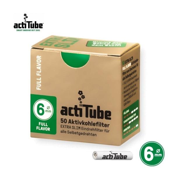 ■商品名　：actiTube 50 Filter EXTRA SLIM■メーカー：actiTube（アクティチューブ）■内容量　：活性炭フィルター 50本入り■サイズ　：長さ 27mm / 直径 6mm■注意　　：モニターの発色によって実際...