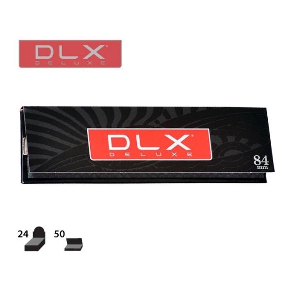 ■商品名：DLX ULTRA FINE PAPERS 84mm■サイズ：84mm×44mm■内容：1冊＝50枚・1箱＝24冊■原産国：スペイン■素材：ライス、亜麻、ヘンプ■仕様：極薄■注意：モニターの発色によって実際の物と異なって見える場合...