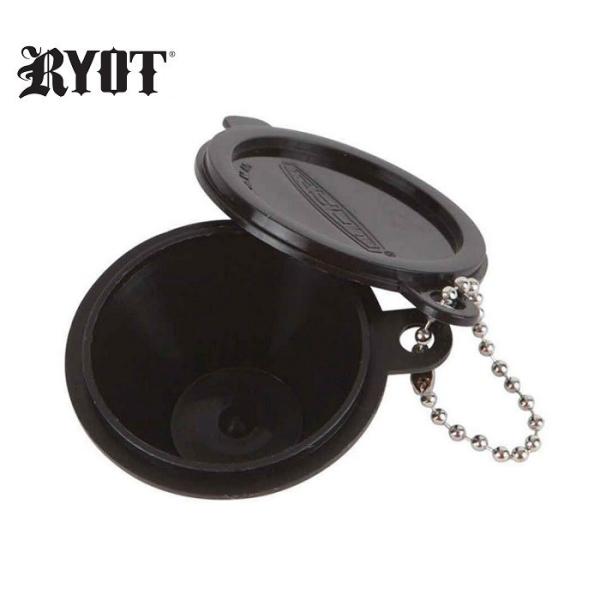 ■商品名　：RYOT Small Keychain Keeper Container■メーカー：RYOT社(フロリダ州・マイアミ)■サイズ　：高さ 25mm / 直径 40mm■カラー　：ブラック■注意：モニターの発色によって実際の物と異な...