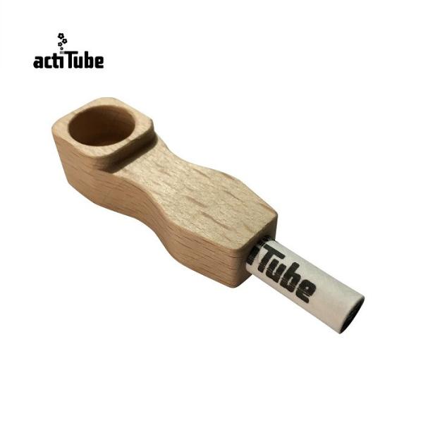 ■商品名：actiTube 対応-日本製 ウッドパイプ ショート（レディー）■サイズ：長さ/約52mm 火皿内径/14mm■素材：木製（ブナ）■フィルター対応サイズ：8mm/レギュラーサイズ■付属品：actiTube（1本）/スクリーン15...