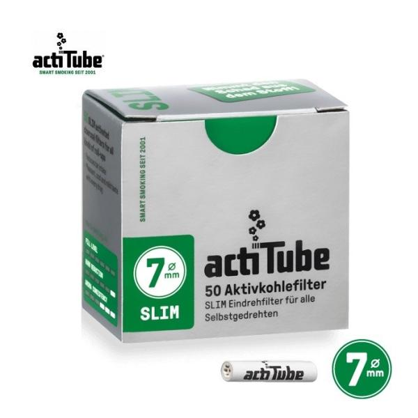 ■商品名　：actiTube 50 Filter SLIM■メーカー：actiTube（アクティチューブ）■内容量　：活性炭フィルター 50本入り（スリム）■サイズ　：長さ 27mm / 直径 7mm■注意　　：モニターの発色によって実際の...