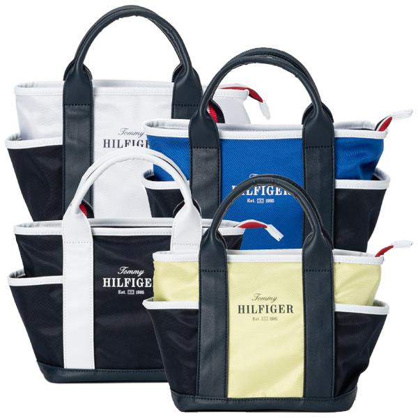 品のあるポリエステル素材とレザー調の合成皮革素材を組み合わせた２０２５年モデルです。新鮮なロゴ使いやトミーヒルフィガーらしいトリコロール柄など、カジュアルなデザインに仕上げました。ラウンドに必要な小物類の収納に便利で、ゴルフだけでなくタウン...