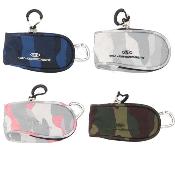 迷彩柄がお洒落なボールケース。ゴルフボール２球を収納することが可能で、バッグ、パンツなどに掛けることができるカラビナフックとベルトに通すことができるベルトループが装備されています。