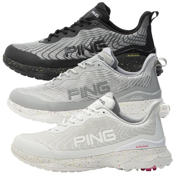 コーティング加工されたメッシュ素材をアッパーに採用し、シンプルながらエッジの効いたデザインに仕上げました。優れた撥水性と軽量性が快適な履き心地をもたらすとともに、身体の回転を促すＳ字型のブレードソールが大きなスイングエネルギーを生み出し、３...