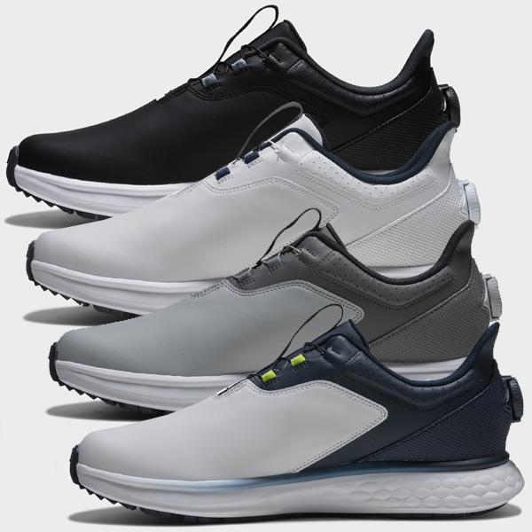 軽量で柔らかな防水人工皮革をアッパーに採用し、長時間に亘るラウンドでも快適な履き心地を発揮して疲れを軽減させます。前足部にゆとりを持たせた新設計のラスト（木型）により、日本人の足に合うゆったりとしたフィット感を提供します。グリップ性能に優れ...