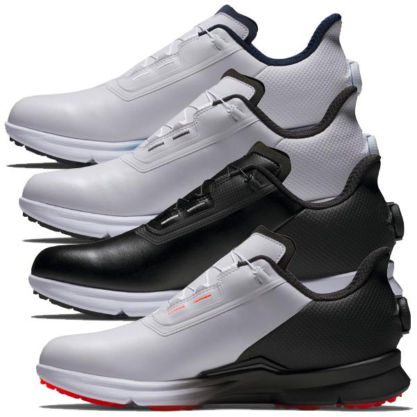 前モデルに比べて約１０％の軽量化を達成し、幅広いゴルファーのニーズに応える快適性を提供するアスレチックデザインモデルです。横方向のブレを抑制するパワークリップと疲れにくく安定した履き心地をもたらすＴＰＵシャンクを組み合わせた新構造プラットフ...