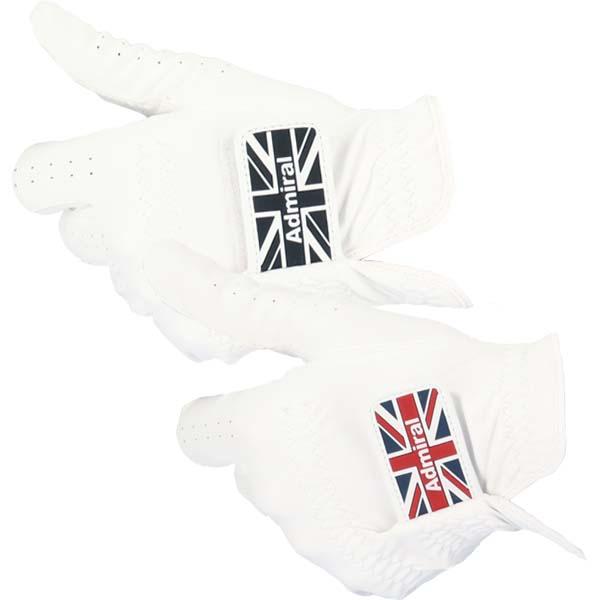 シンプルなカラーリングで、全天候に対応する合成皮革を使用したゴルフ手袋です。甲部分にはユニオンジャックがワンポイントとしてアクセントを加えています。
