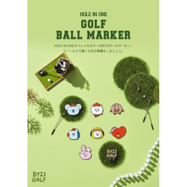 全8種類【 KOYA、 RJ、 SHOOKY、 MANG、 CHIMMY、TATA、COOKY、VAN】のLINE FRIENDS BT21公式商品ゴルフ用ボールマーカーです。新品・未使用品ですが、店頭展示品の為、一部パッケージがない商品、...