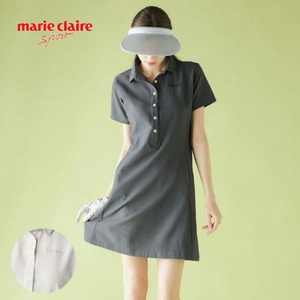 ■カラー 　ブラック　／　ライトグレー■素材 　ポリエステル100%■機能 　吸汗速乾　／　UVカット　／　ストレッチゴルフ　／　ウエア　／　レディース　／　女　／　新品　／　トップス　／　ワンピース