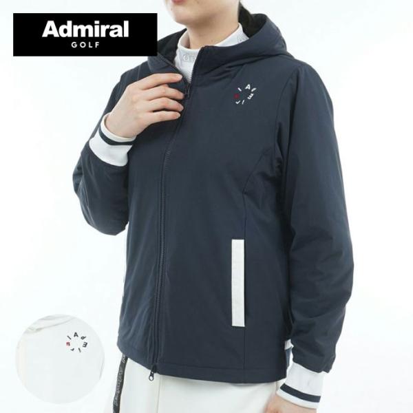 ■カラー 　ホワイト　／　ネイビー■素材 　表地:ナイロン88%×ポリウレタン12%　／　中綿:ポリエステル100%　／　裏地:ポリエステル100%ゴルフ　／　ウエア　／　レディース　／　女　／　新品　／　トップス　／　ジャケット