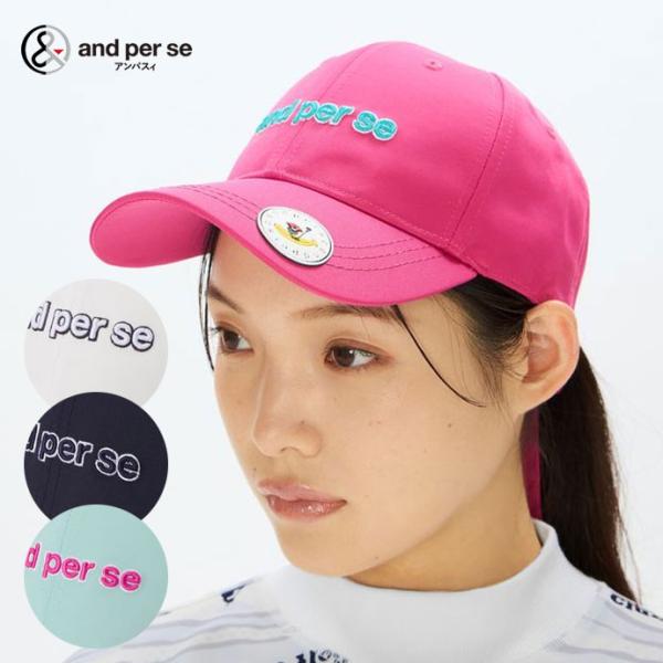 ■カラー 　ホワイト　／　ネイビー　／　アクア　／　チェリー■素材 　表地:ポリエステル100%■機能 　UVプロテクト（UPF50＋,紫外線カット率95％以上）ゴルフ　／　ウエア　／　レディース　／　女　／　新品　／　ヘッドウェア　／　キャップ