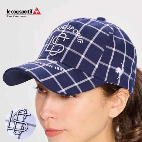 ■カラー 　ベージュ　／　ネイビー　／　ホワイト■素材 　本体：綿100%　／　庇裏：ポリエステル100%■機能 　部分抗菌防臭　／　部分吸汗速乾ゴルフ　／　ウエア　／　レディース　／　女　／　新品　／　ヘッドウェア　／　キャップ