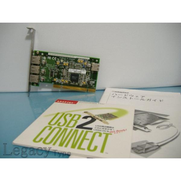 ・adaptec  USB2CONNECT ADAPTERインターフェースボード AUA-3100LP