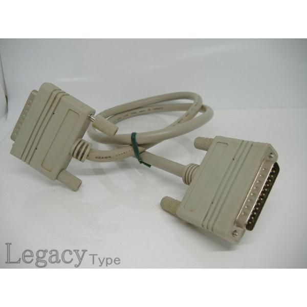 ・Dsub・25pin オス-オス   ケーブル長：約0.8m（ケーブル部分）　Dsub・25pin・オス　　Dsub・25pin・オス