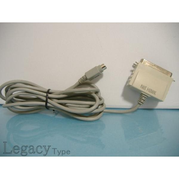 ・CANON NetHawk Mac対応プリンターケーブル  DIN8pin NH-SP4　ケーブル長：2.5m　アンフェノール・36pin・オス　　DIN・8pin・オス