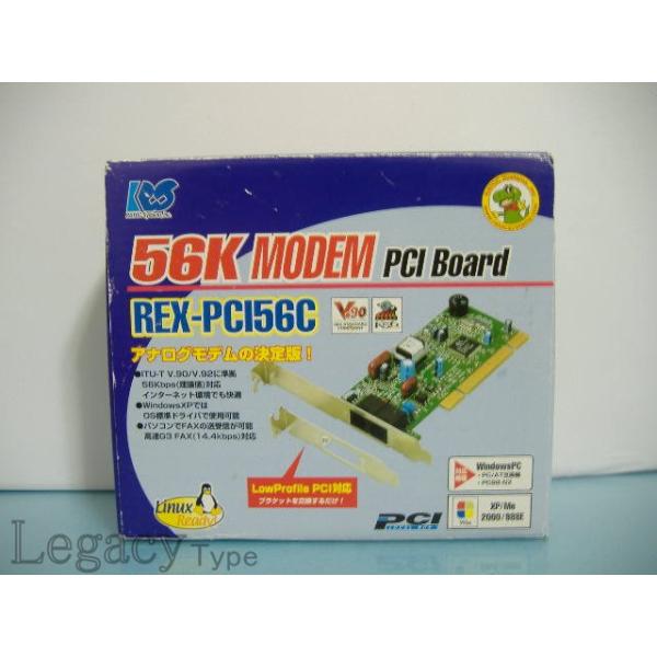 ・RATOC Systems ラトック 56K モデム PCIボード REX-PCI56C