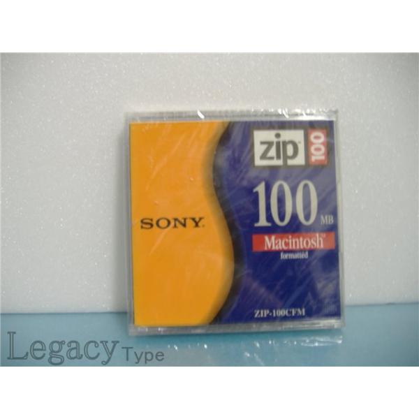 ・Sony ZIPディスク 100MB Mac 1枚 ZIP-100 CT-M　