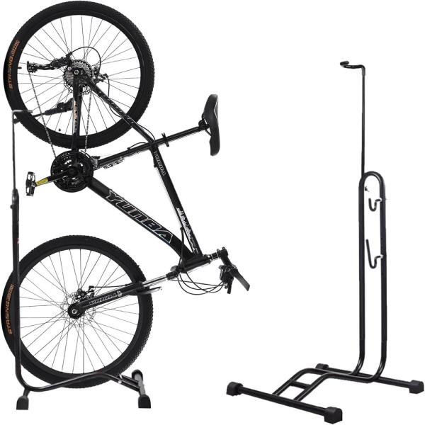 【省スペース伸縮設計｜幅広い車種対応】外寸 125×40×38cm、伸縮範囲 72.5~125cm、重量たった 2.0kg！29 インチ / タイヤ幅 6cm / 重量 25kg までの自転車に対応し、縦置きで限られたスペースも効率的に活用...