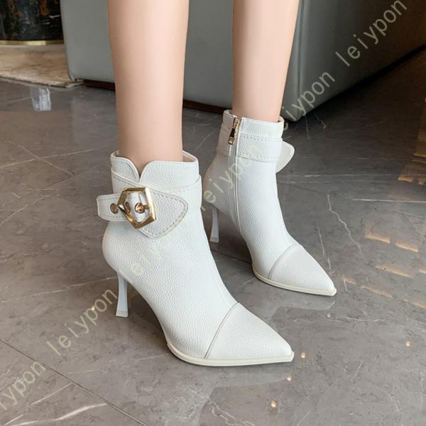 【発売日：2022年10月10日】素材：PU  ヒールの高さ：約8.5cm   ?サイズ：22.0cm（34）/ 22.5cm（35）/ 23cm（36）/ 23.5cm（37） / 24cm（38）/ 24.5cm（39） ?足長のキレイ...