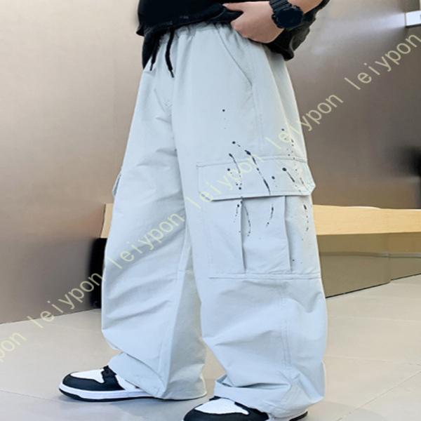 【発売日：2025年04月16日】サマーパンツ キッズ 男の子 女の子 ジョガーパンツ 夏 ボーイズ ガールズ 長ズボン ゆったり ロングパンツ 子供 カジュアルパンツ 男児 ジュニアパンツ ボトムス ウエストゴム商品内容：ズボン単品◎今季...