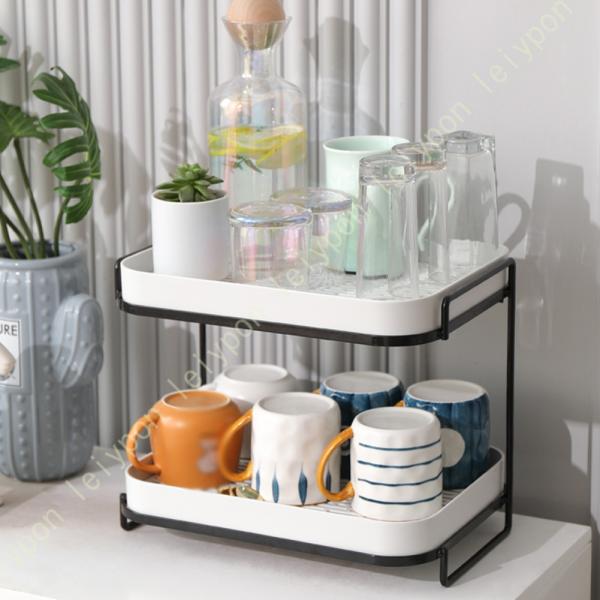 【発売日：2023年06月07日】商品の説明製品：A=約33.5*25.6*28.8cm（1個）。B=約31.5*18*23.5cm（1個）。注意：製品はカップホルダーのみで、カップなど他のものは含まれていません。金属素材製のカップホルダー...