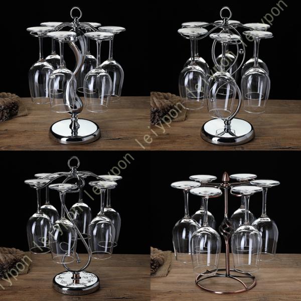 【発売日：2024年07月09日】商品の説明色：シルバー素材：鉄メッキ、変色しにくい、しっかり溶接、長期使用。ヨーロピアンレトロスタイル：絶妙なアートワーク、ディスプレイスタンド。ワイングラスが落ちにくく、6カップ掛けることができ、ファミリ...
