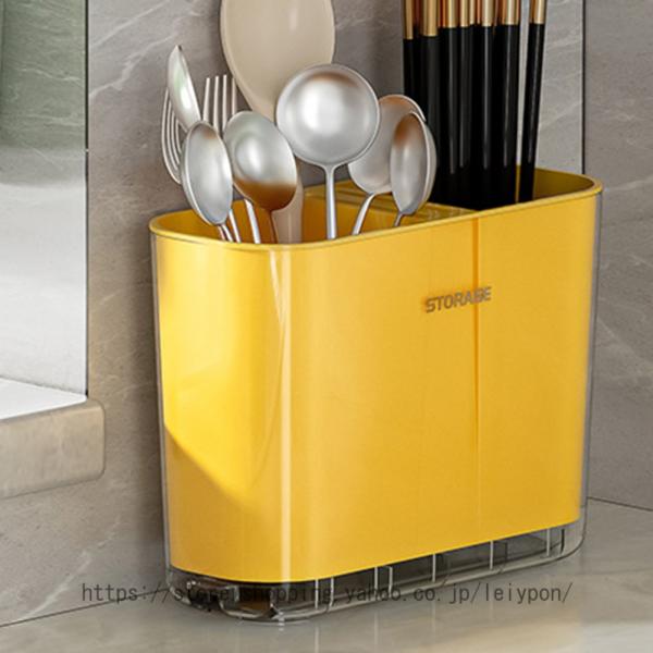 【発売日：2023年08月14日】【商品仕様】製品：約21*9*16cm。具体的な製品とサイズは画像の説明を見てください。材質：PP+PET製。注意：製品は箸立てに限り、他の撮影物品は含まれていません！ 【たくさん収納できるキッチンツールス...
