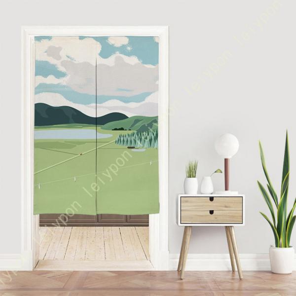 【発売日：2022年10月28日】商品説明最大±2cm程の誤差が生じる可能性があります。透け感割れについて注意100％天然素材のナチュラルでシンプルな麻混のれん麻入りの生地がシンプルな無地にニュアンスを加えています。洋間はもちろん、和室やア...