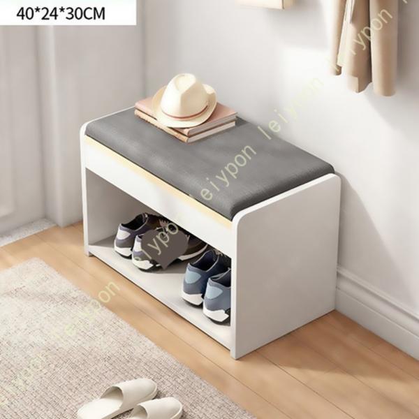 【発売日：2025年09月02日】【サイズ】幅40cm×奥行き24cm×高さ30cm【薄型玄関ベンチ】奥行24cmだけ薄いシューズボックス、狭い玄関の靴収納問題を解決します! 【座りやすい高さ】ちょうどいい高さの玄関ベンチなので、靴の履く時...